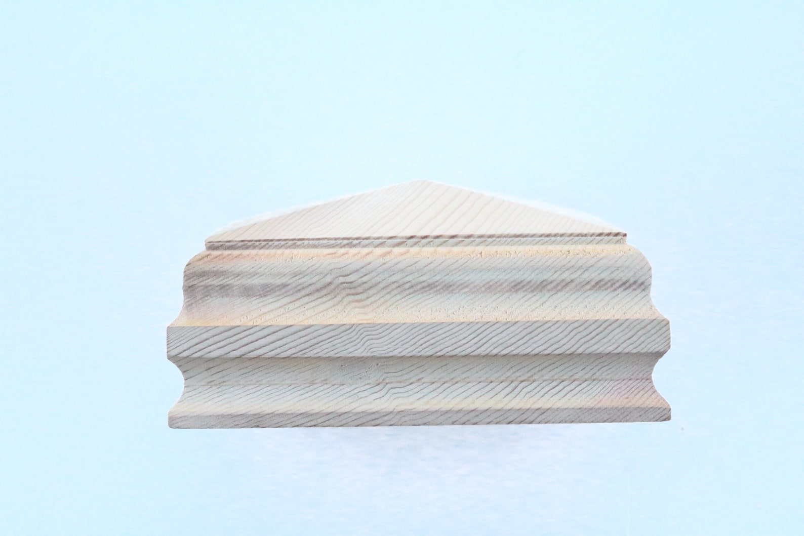 Extra Thick Solid Cedar Fence Post Caps With Profiled Edge, Newel Post ...