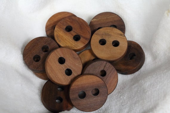 Large apple wood buttons craft buttons large accent buttons | Etsy