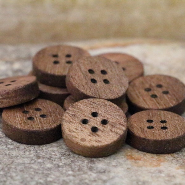 Wooden Button - Etsy