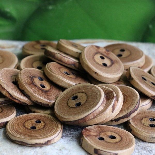 Wooden Button - Etsy