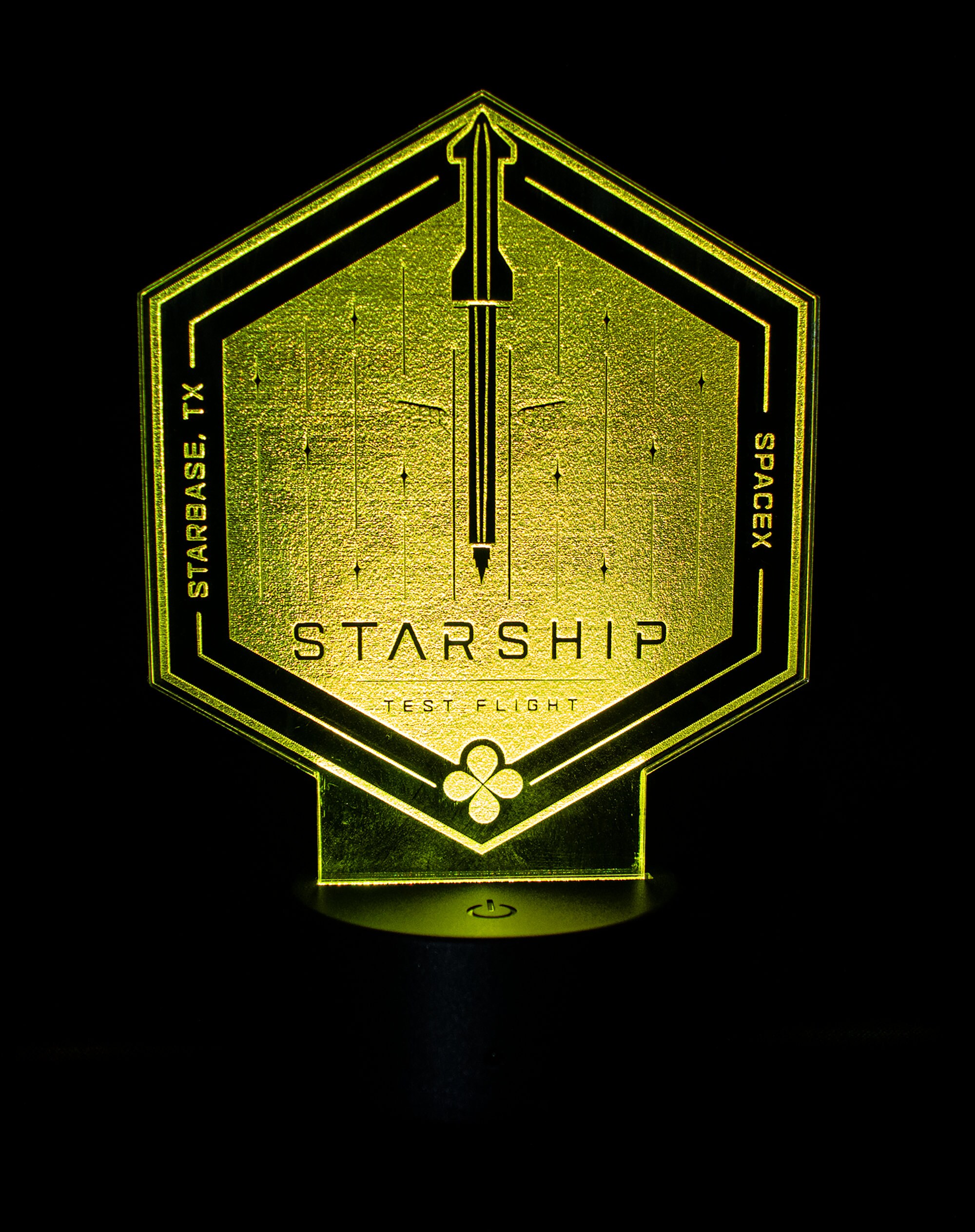 Spacex Starship Test Flight Night Light - Etsy