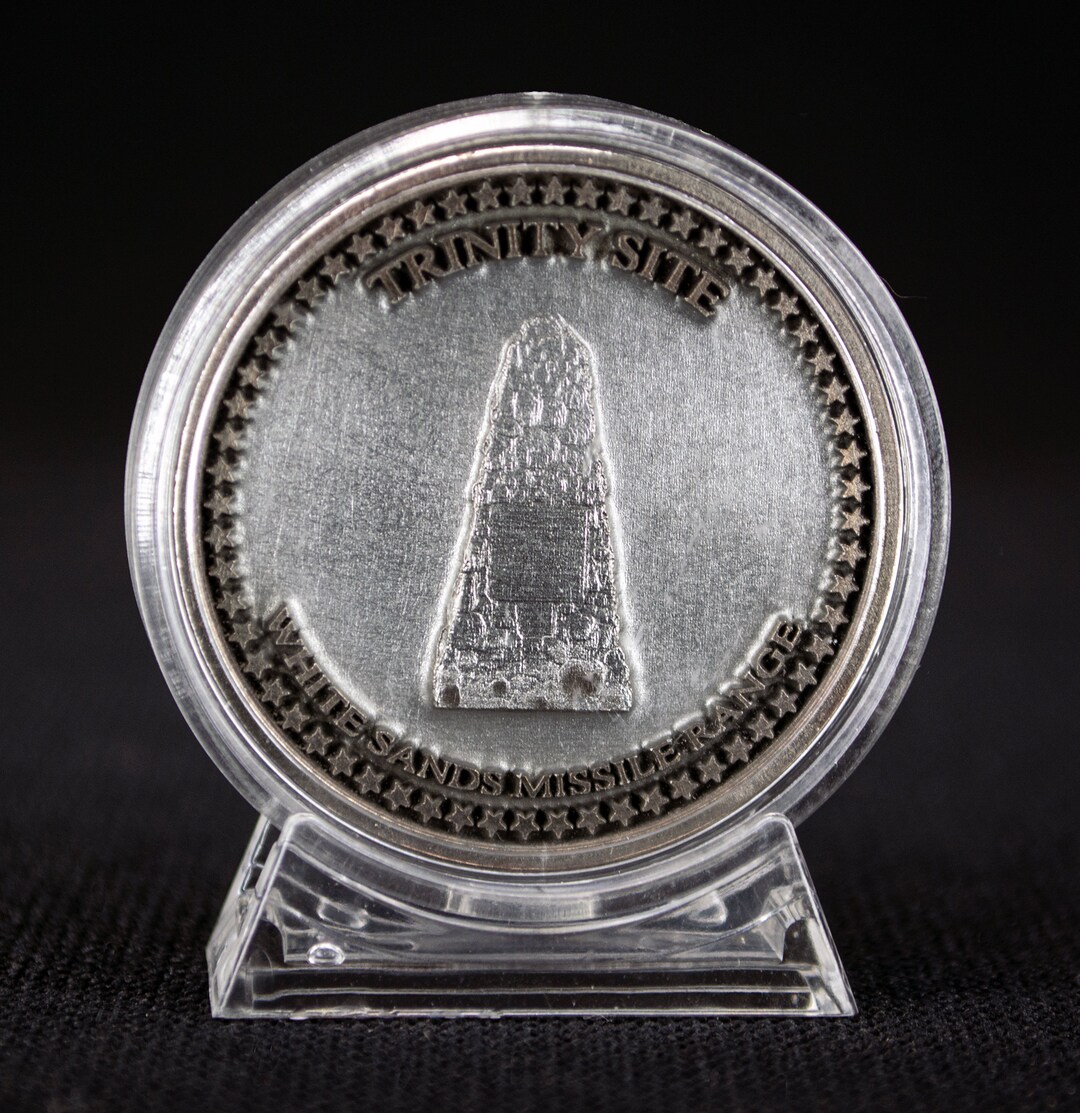 Trinity Site, First Atomic Bomb Test, 40mm Commemorative Coin. - Etsy