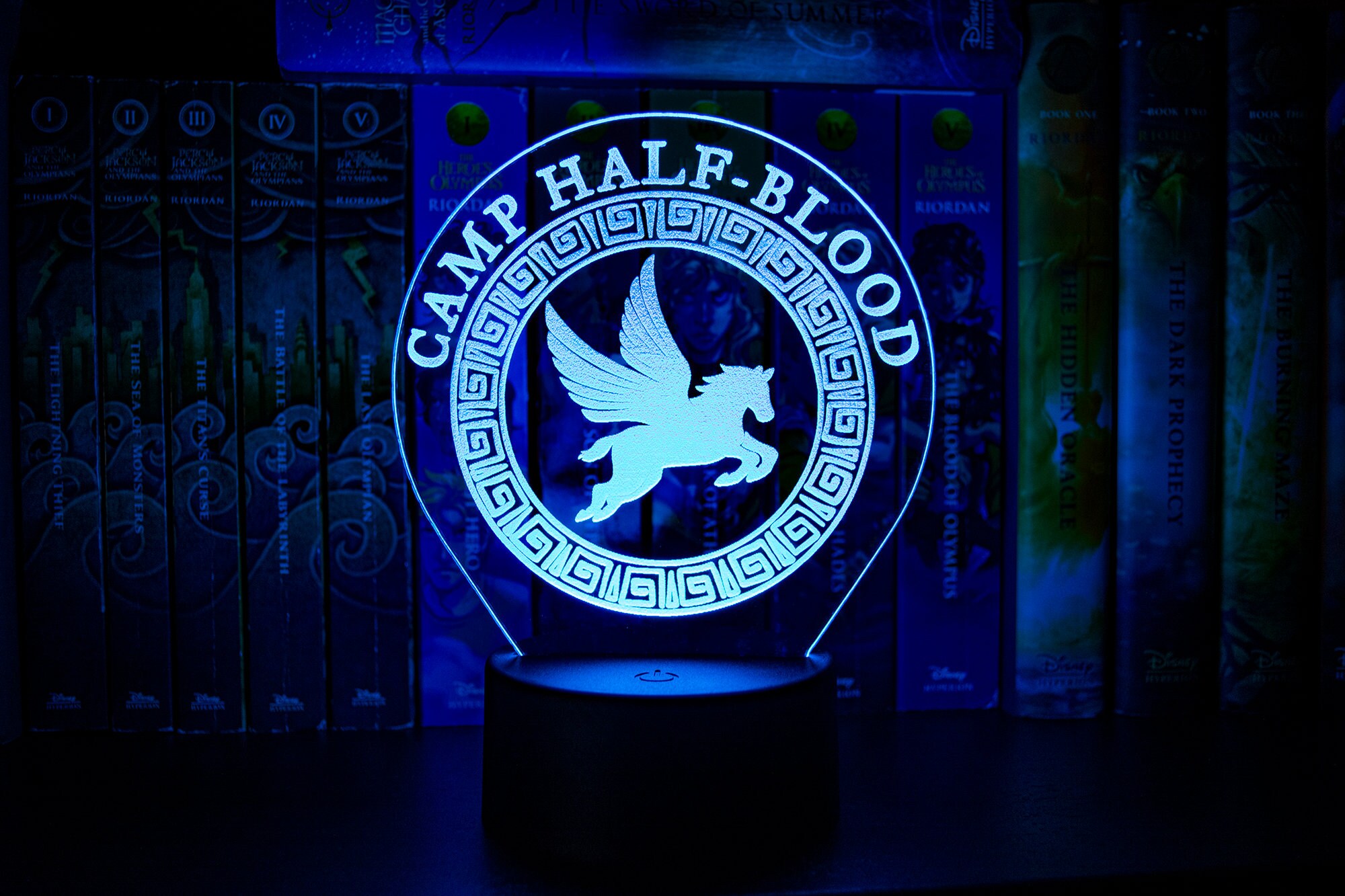 Percy Jackson - Camp Half Blood Night Light - Etsy