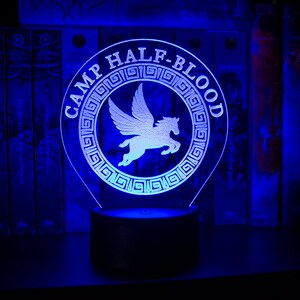 Percy Jackson - Camp Half Blood Night Light - Etsy
