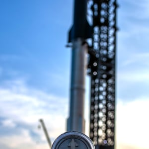 Spacex SN10 Commemorative Coin With Original COPV Tank Piece - Etsy