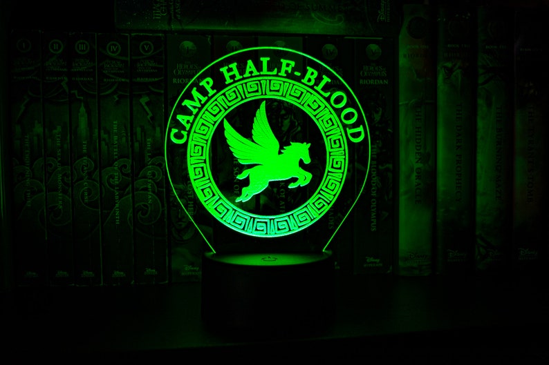 Percy Jackson - Camp Half Blood Night Light - Etsy