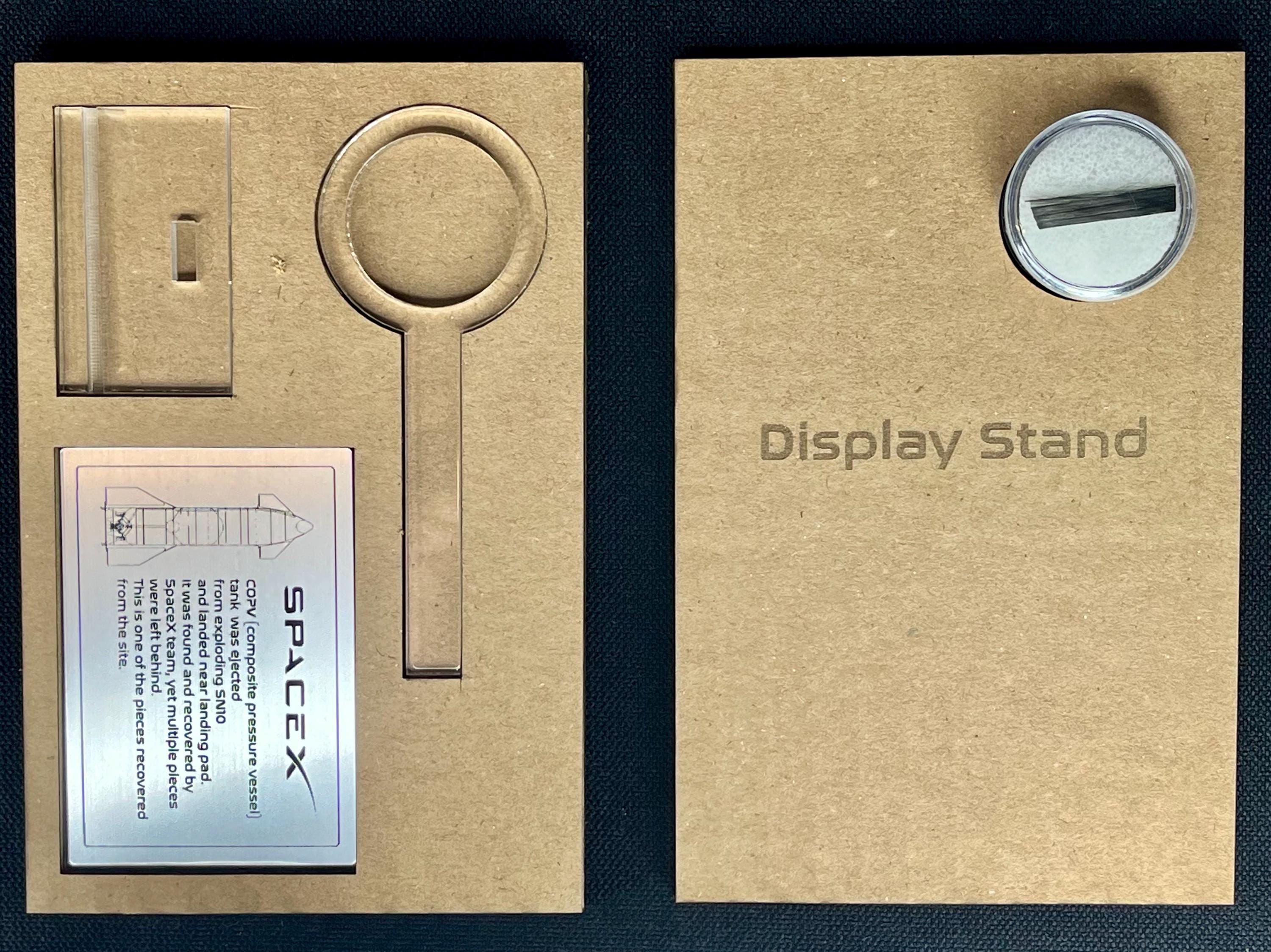 Spacex SN10 Starship Test, Original COPV Tank Piece. - Etsy