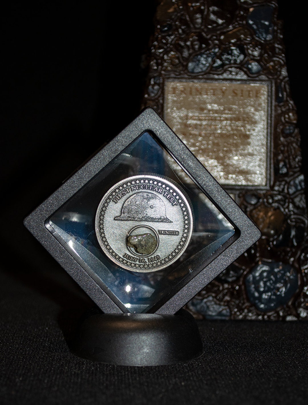 Trinity Site, First Atomic Bomb Test, 40mm Commemorative Coin With ...