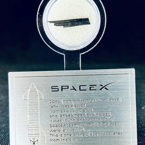 Spacex SN10 Starship Test, Original COPV Tank Piece. - Etsy