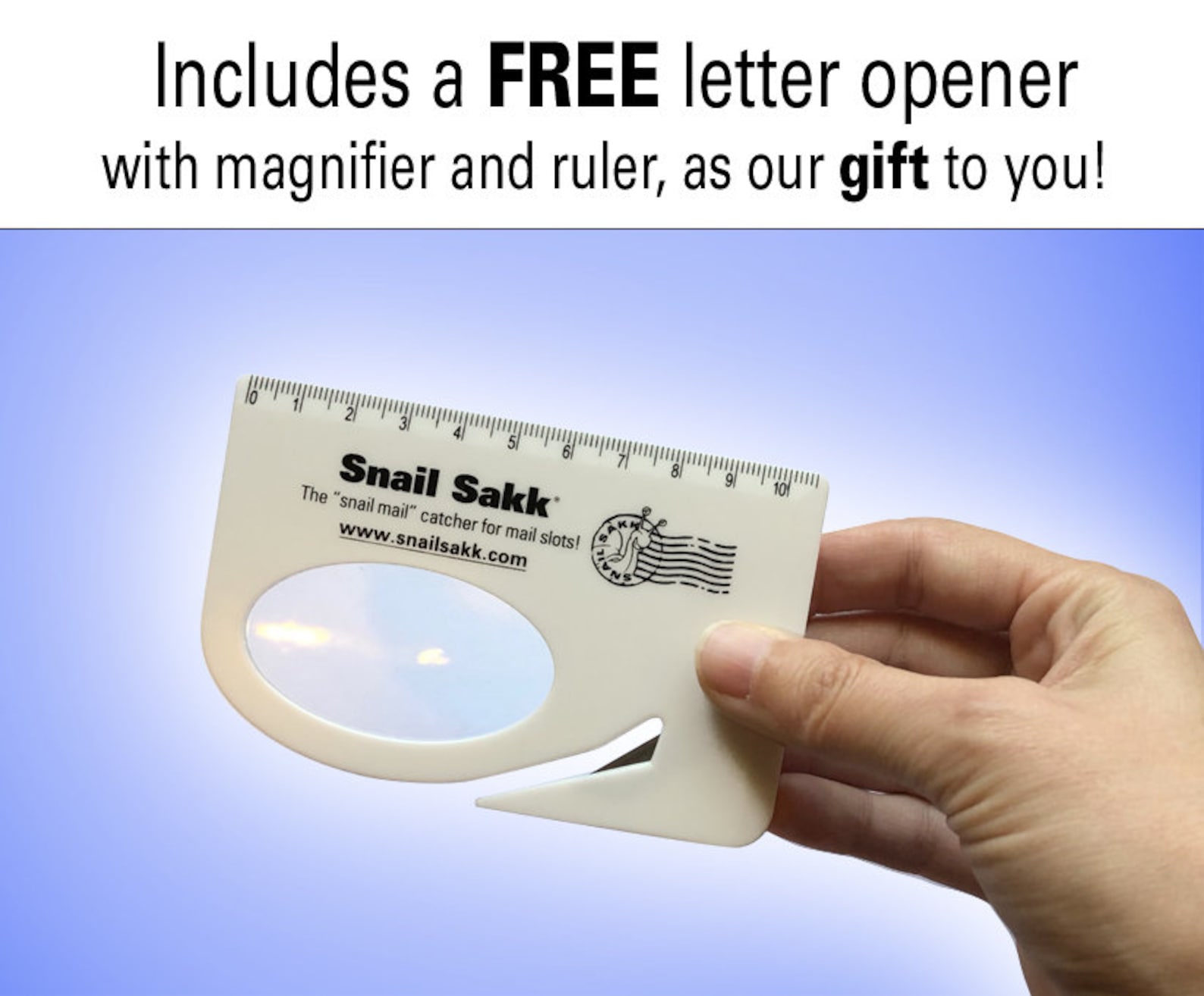 SNAIL SAKK: Mail Catcher for Mail Slots. No Tools/screws Needed! Space ...