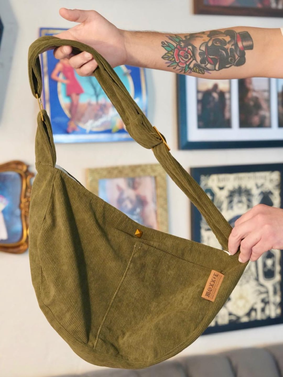Moxxie Pet Sling Carrier- the "shamrock" - Etsy