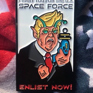 Space Force! Enlistment Pin - Etsy
