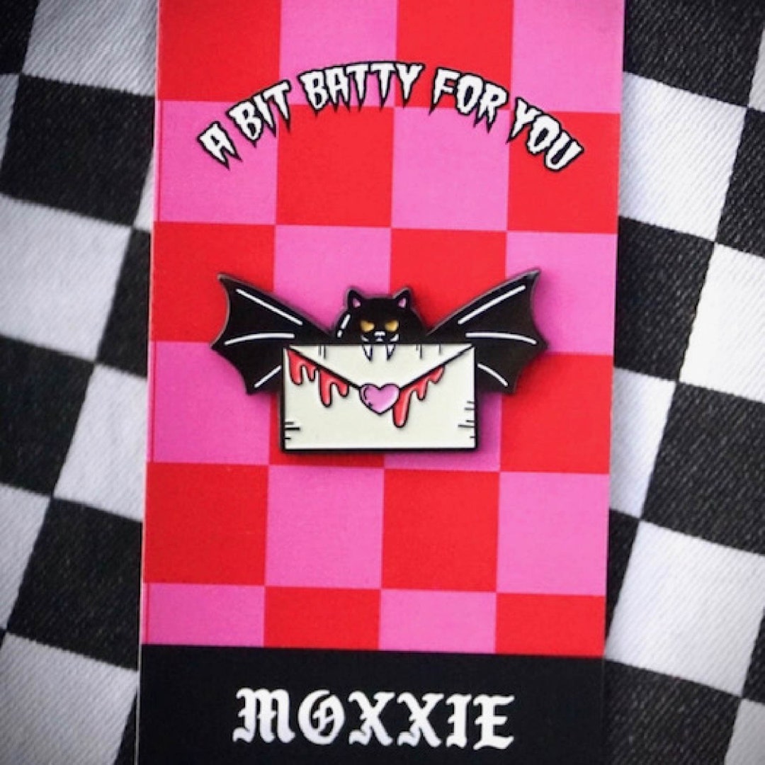 Batty for You Enamel Pin - Etsy