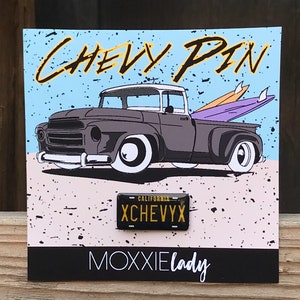 Classic Chevy California License Plate Pin - Etsy