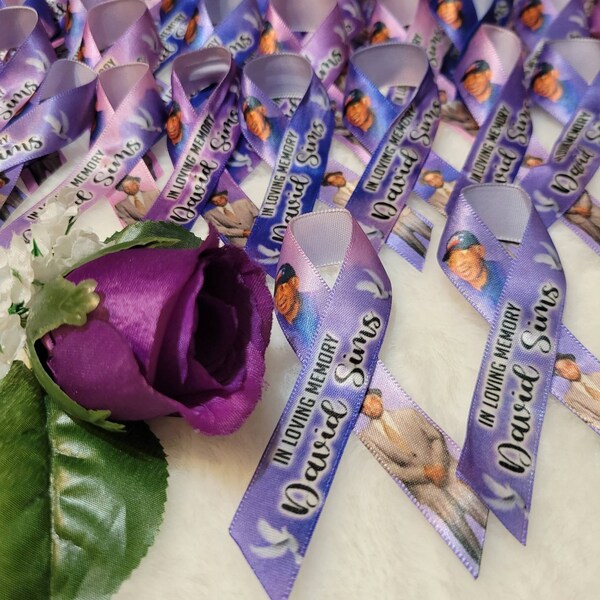 Memorial Ribbon - Etsy