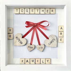 Together We Are Family Name Frame - Etsy