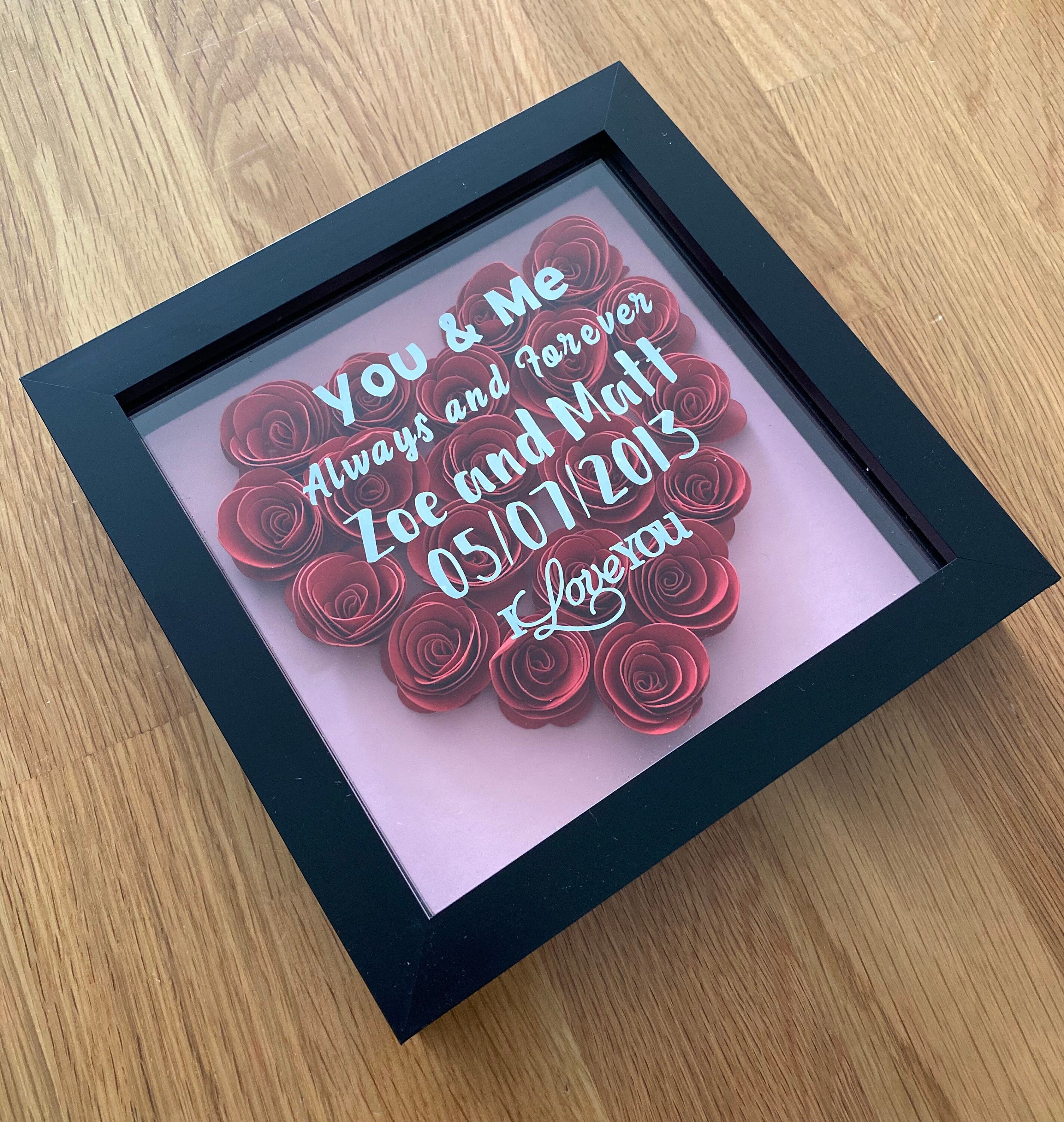 Valentinstagsgeschenk; paare Geschenk; Liebe; immer und für immer ...