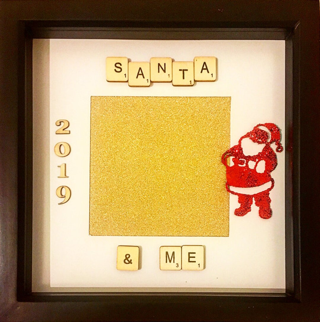 Santa Frame Santa Memory Santa Photoframe Father Christmas - Etsy