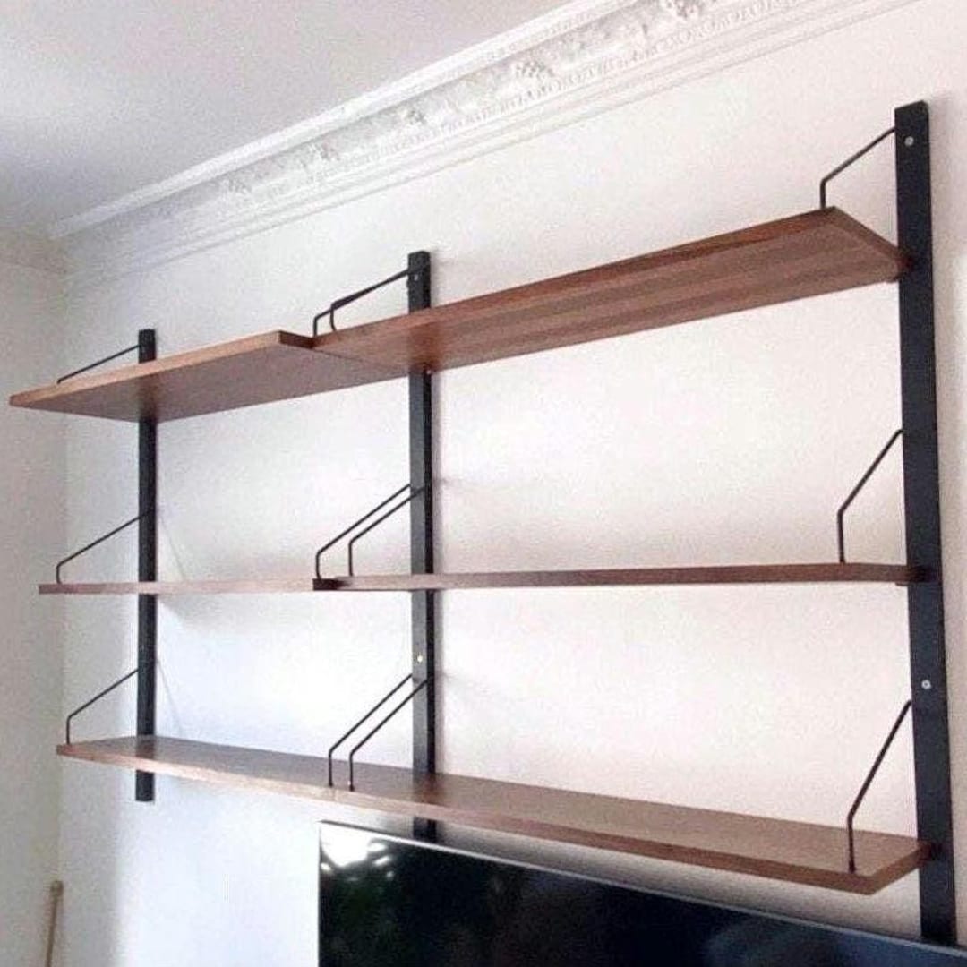 Mid Century Shelving Unit Modular Cado Shelf Wall Mounted Shelf With ...