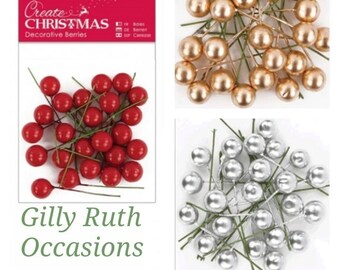 Red Gold Christmas | Etsy