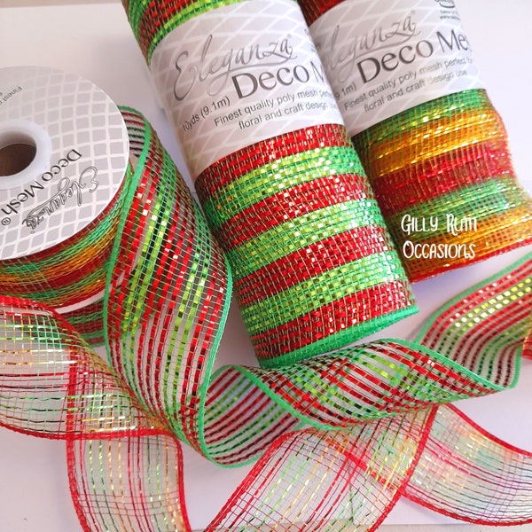 Deco Mesh Bow - Etsy