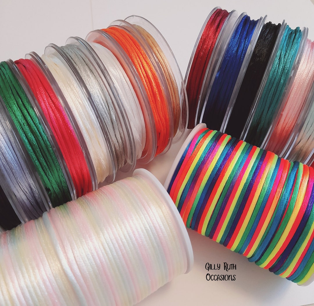 2mm Satin Rope Rat Tail Cord Craft Perfect Balloon String - Etsy UK