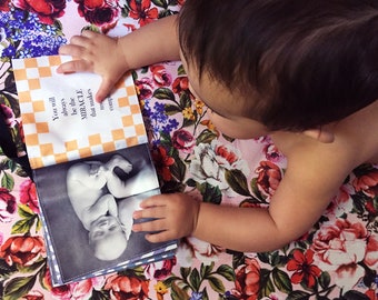 Fabric baby book | Etsy