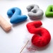 Felt Numbers / Handmade Numbers / Numbers of Felt / ABC for Kids ...