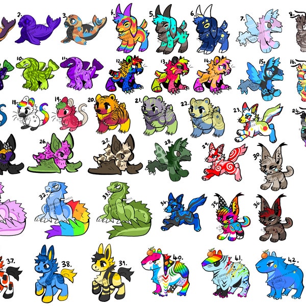 Furry Fandom Art Base - Etsy