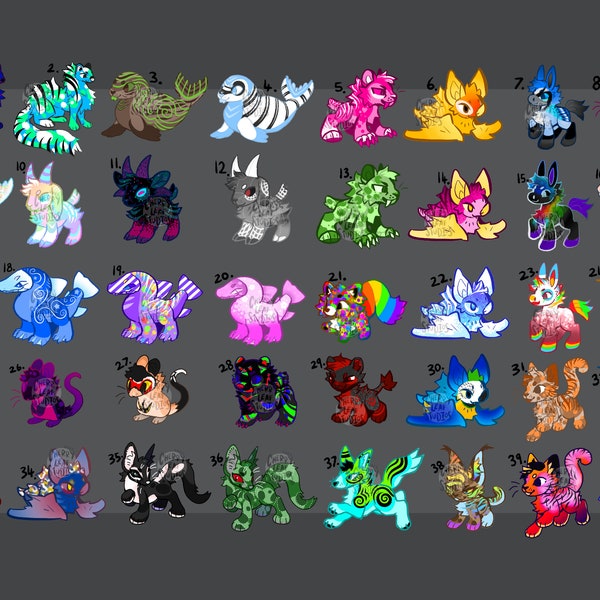 Furry Fandom Art Base - Etsy