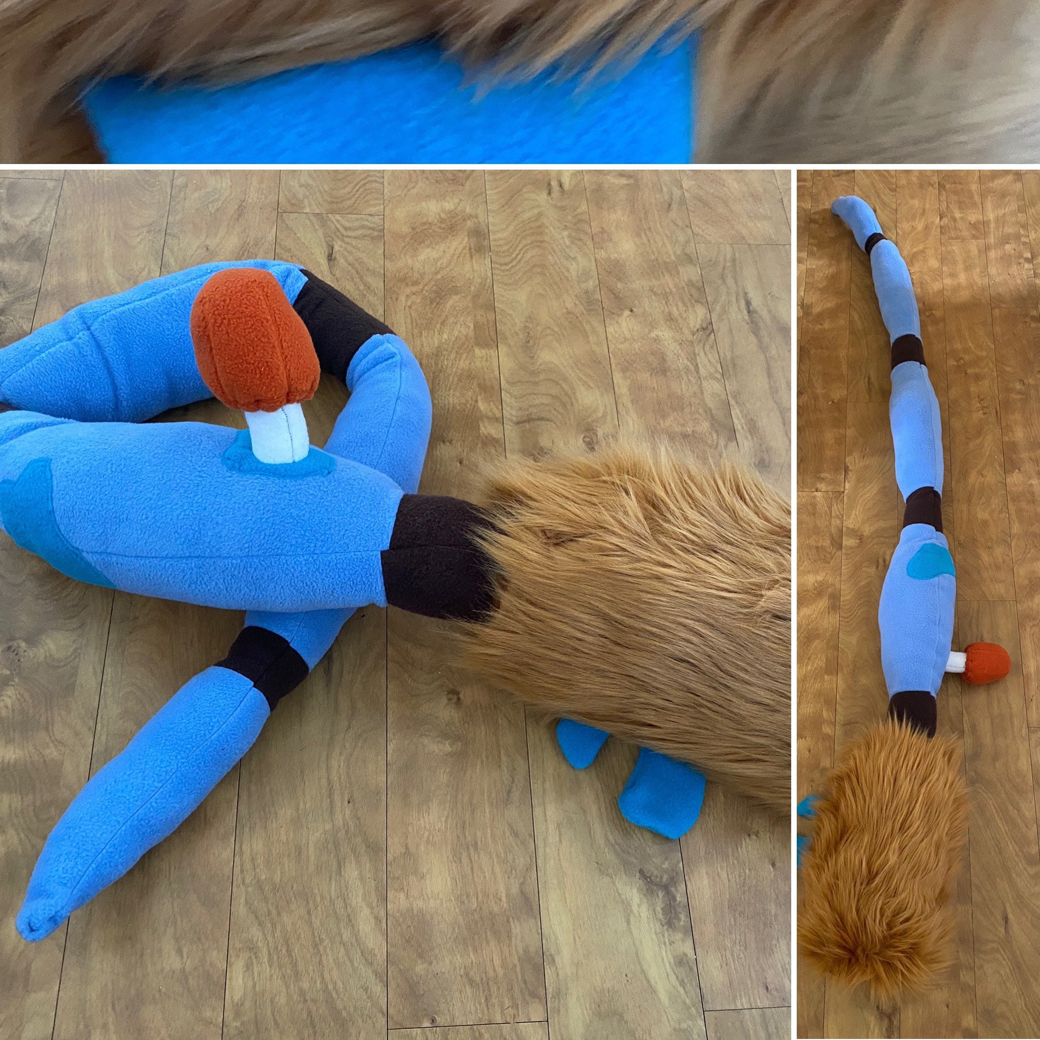 Giant Spooky Floor Dragging Tail Furry Fursuit Tail Design | Etsy