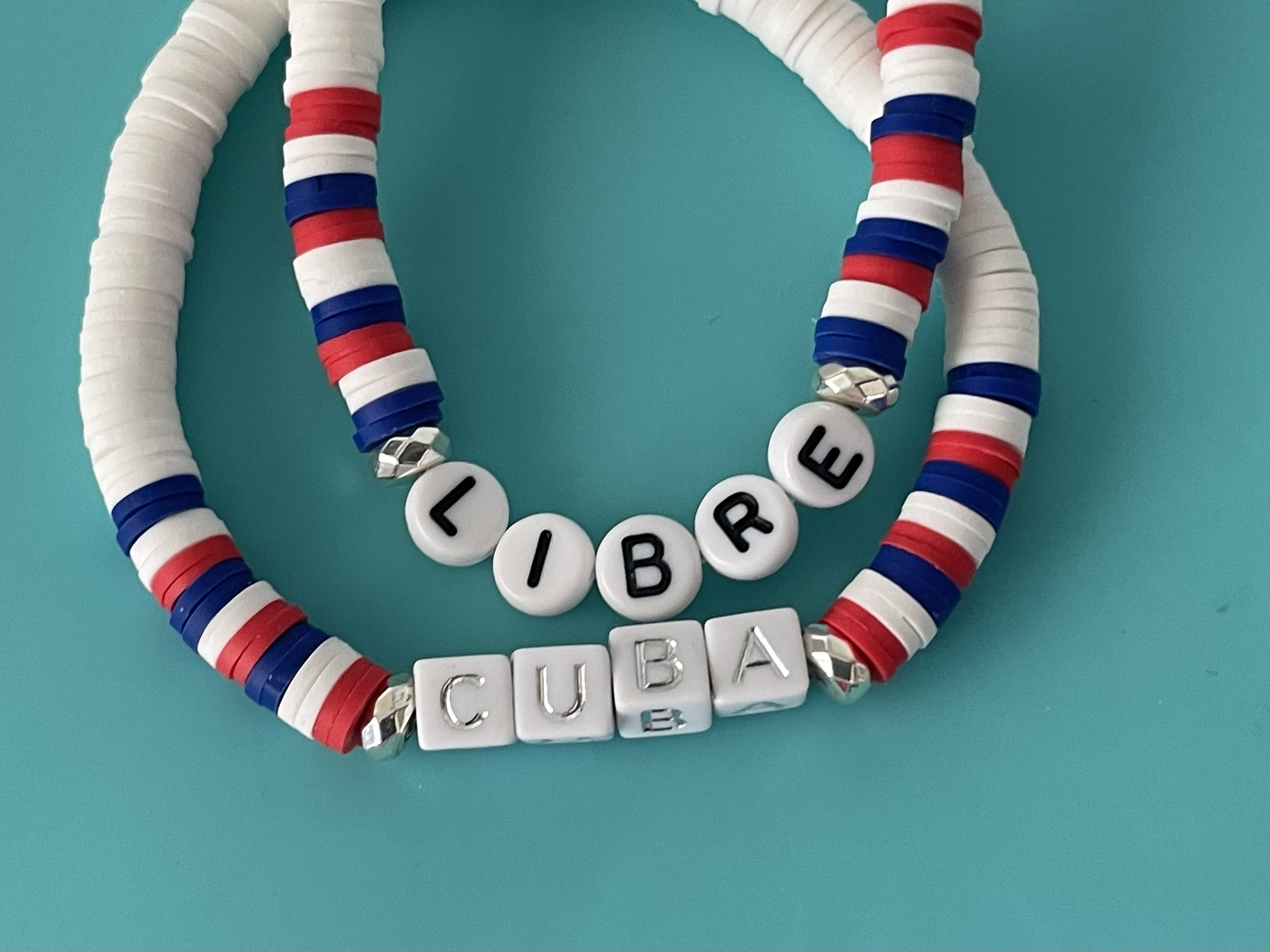 SOS Cuba, Patria Y Vida Custom Bracelets , Cuba Custom Bracelets ...