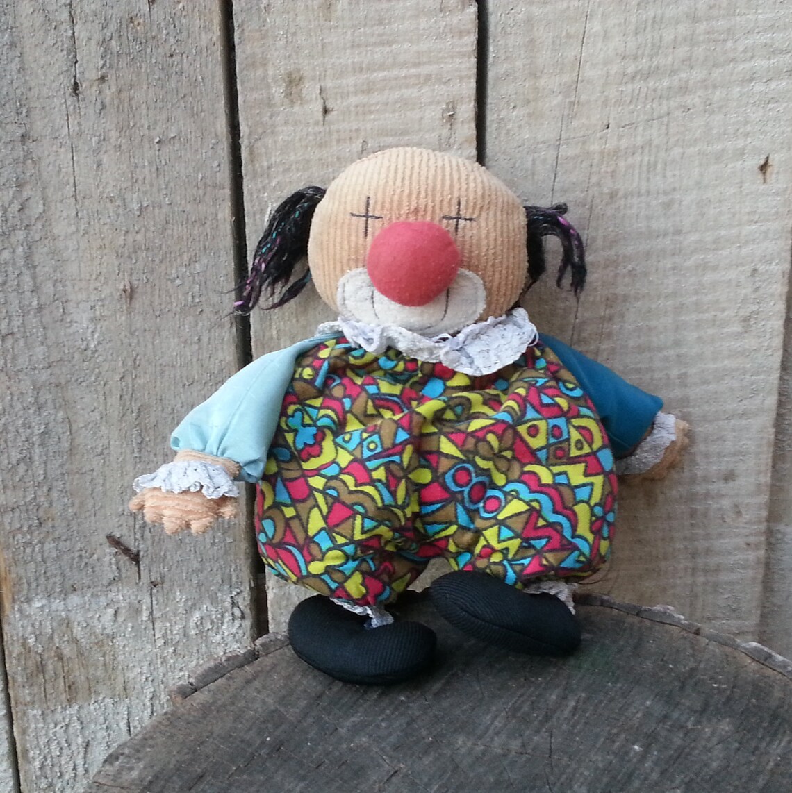 An Old Rag Doll / Handmade Doll /circus Clown /clown Toy / - Etsy