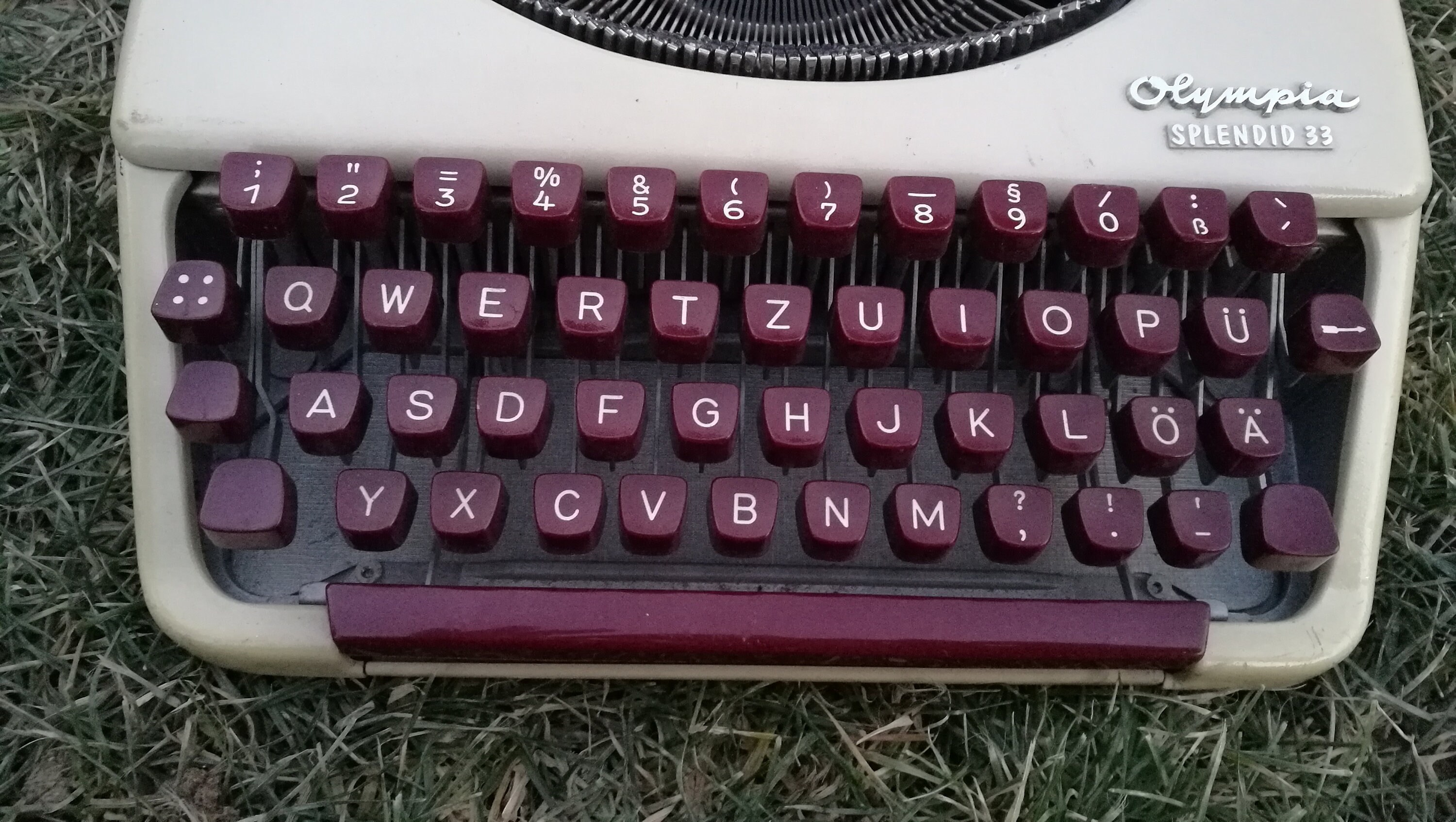 Writing Machine Olympia / German Typewriter Olympia / Home Decor ...