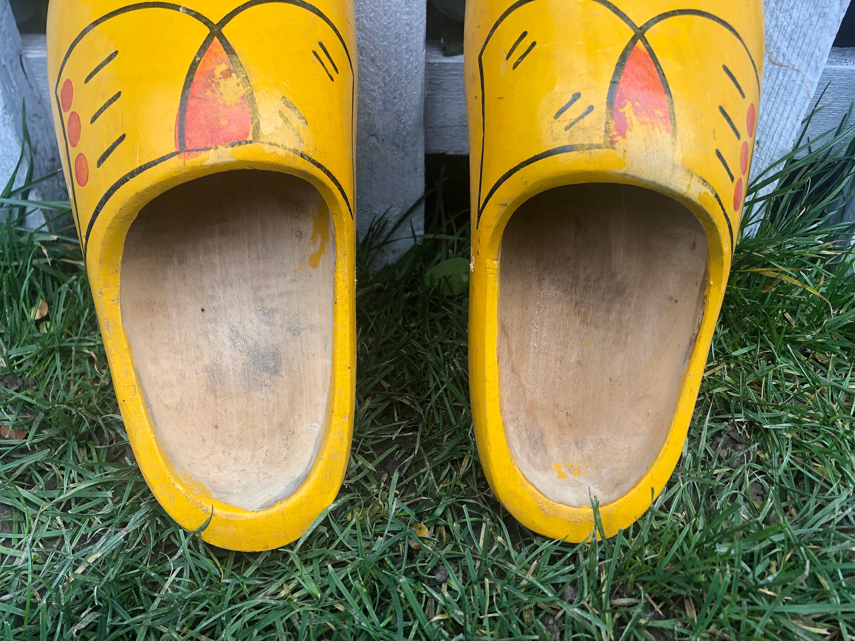 Vintage Scandinavian Wooden Clogs / Vintage Shoes / Hand Carved Shoes ...