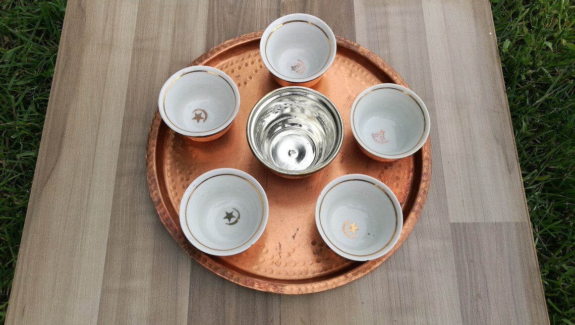 Copper Tea Set /copper Coffee Set for 6 People /vintage Copper - Etsy