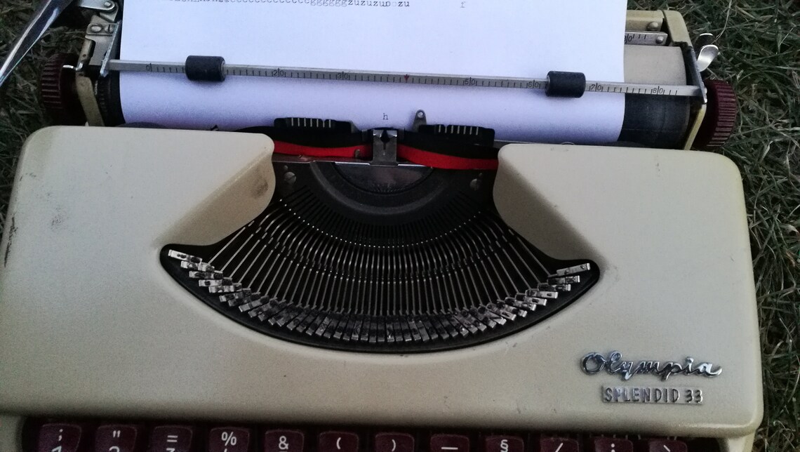 Writing Machine Olympia / German Typewriter Olympia / Home - Etsy