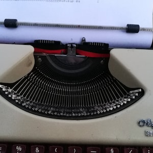 Writing Machine Olympia / German Typewriter Olympia / Home Decor ...