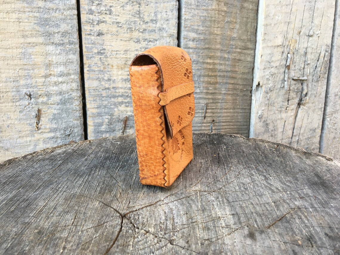 Cigarette Case / Gift Box Smoking Accessory / Leather Box for - Etsy