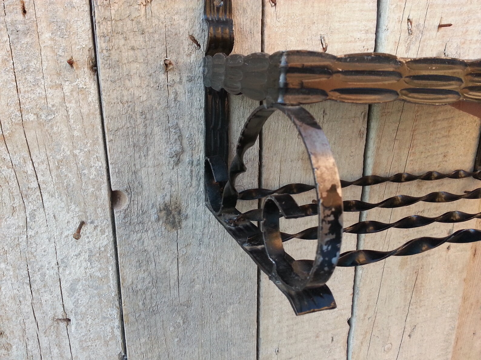 Wrought Iron Hanger / Metal Hanger / Wall Hangers /rustic Coat - Etsy