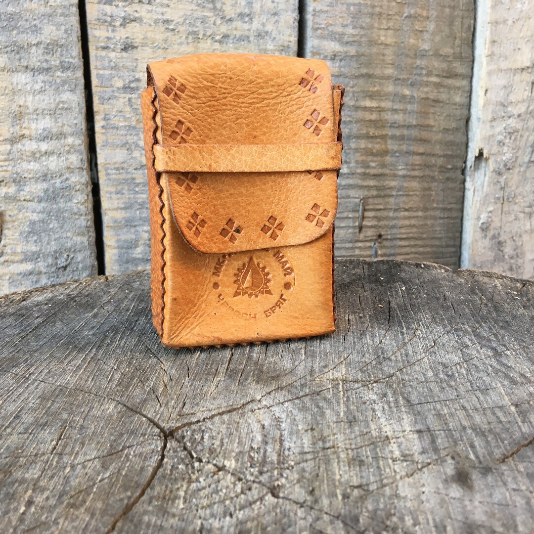 Cigarette Case / Gift Box Smoking Accessory / Leather Box for ...