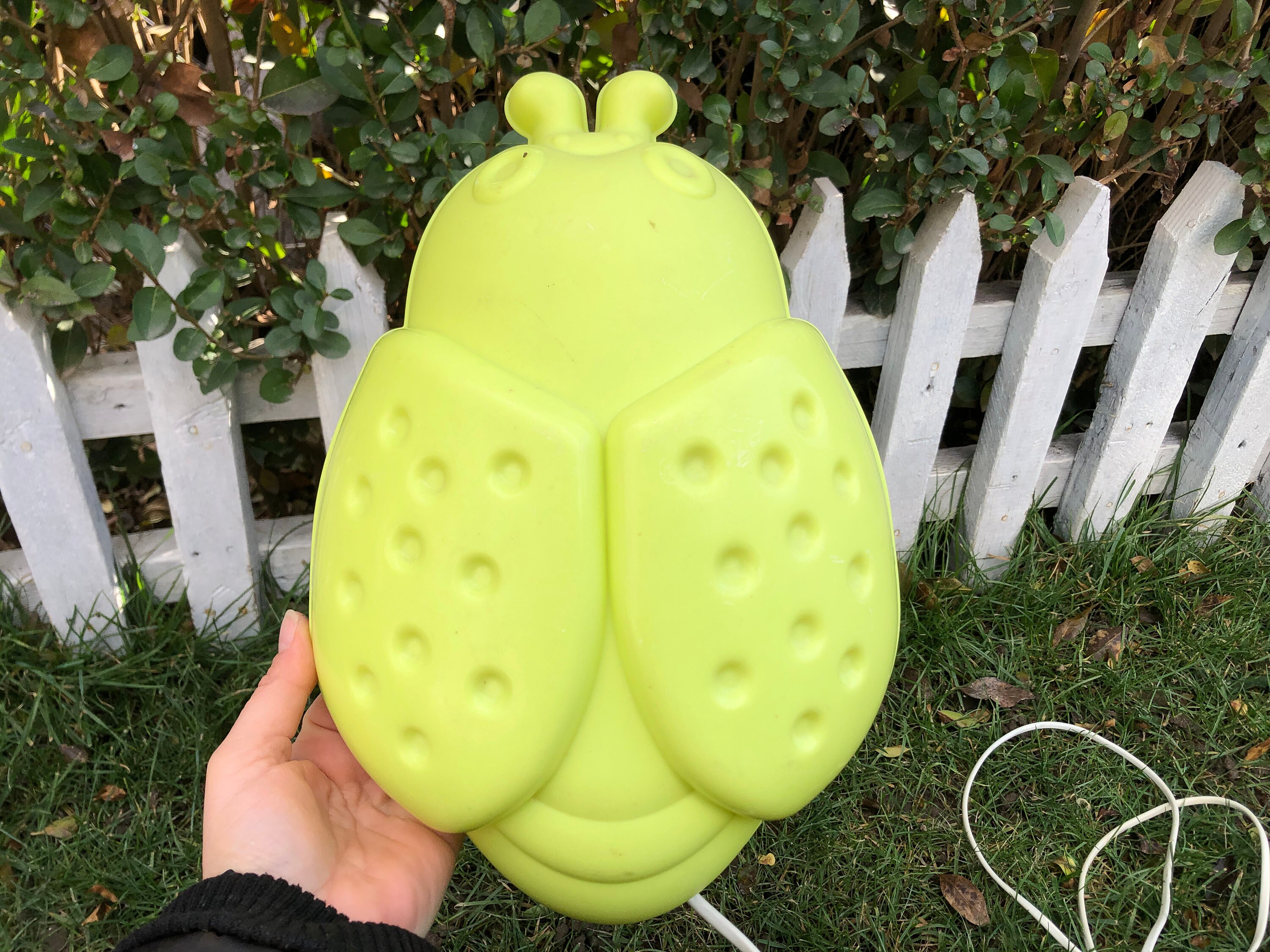 Ladybug Night Light / Ladybug Garden Lamp / Plastic Lamp / Children's ...