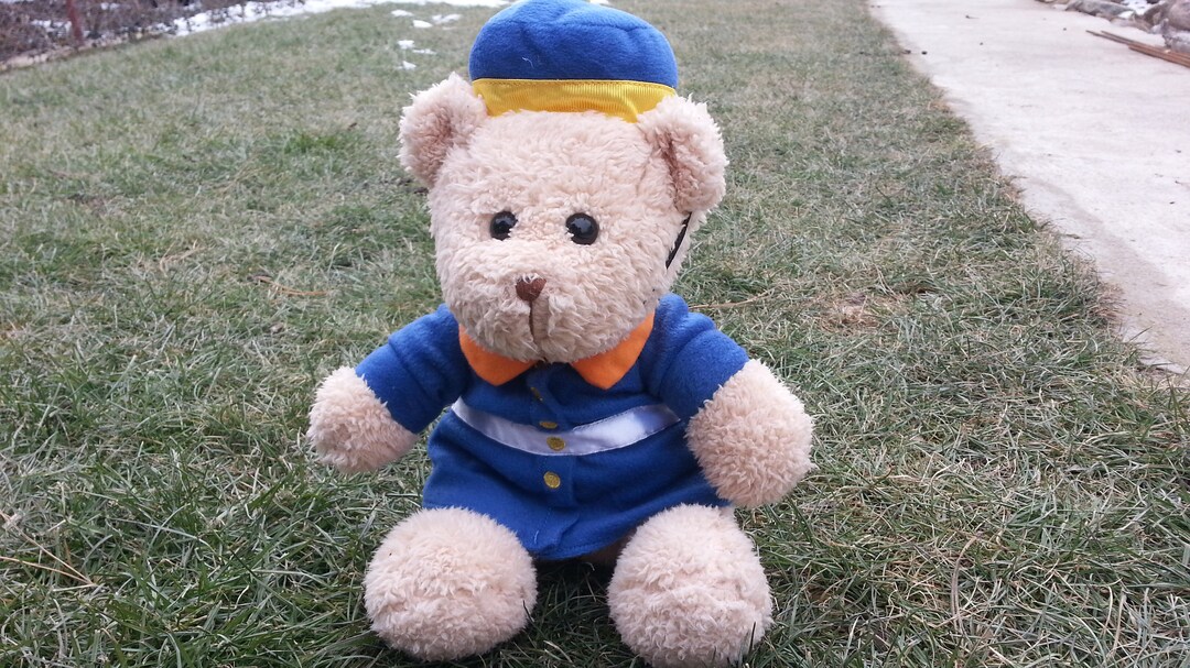 Old Plush Toy / Cute Antique Bear / Vintage Teddy Bear / Soft Toy ...