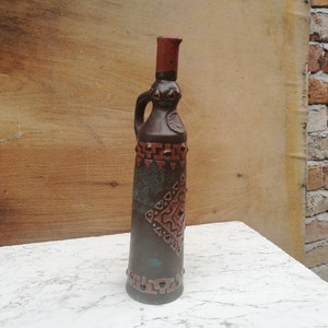 Clay Bottle / Water Bottle / Wine Bottle / Antique Bottle / Clay Charm ...