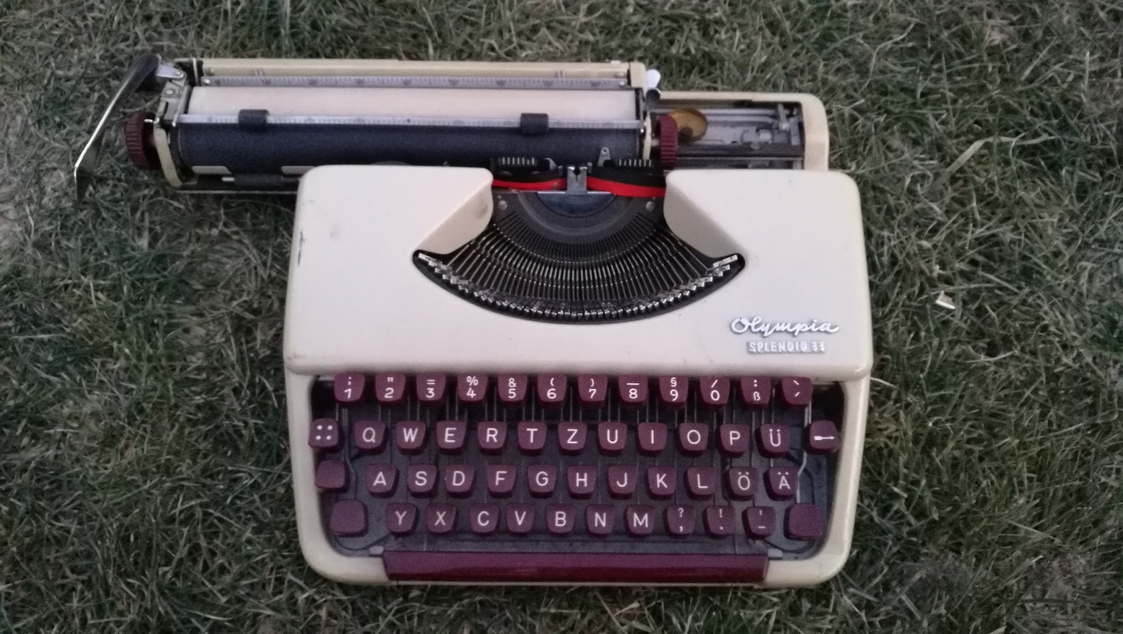 Writing Machine Olympia / German Typewriter Olympia / Home Decor ...