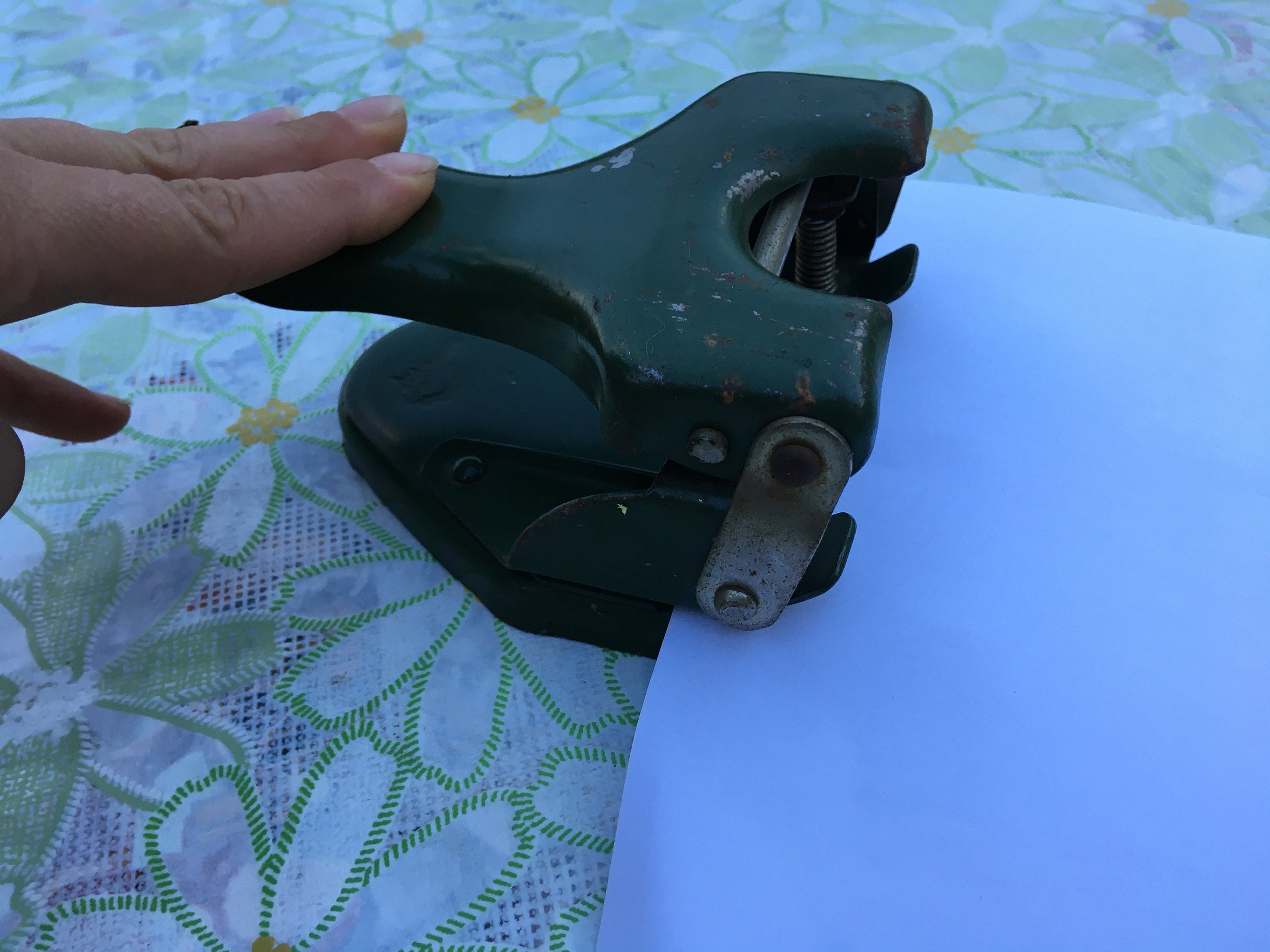 Vintage Metal Perforator /paper Perforator /office Utensils /metal ...