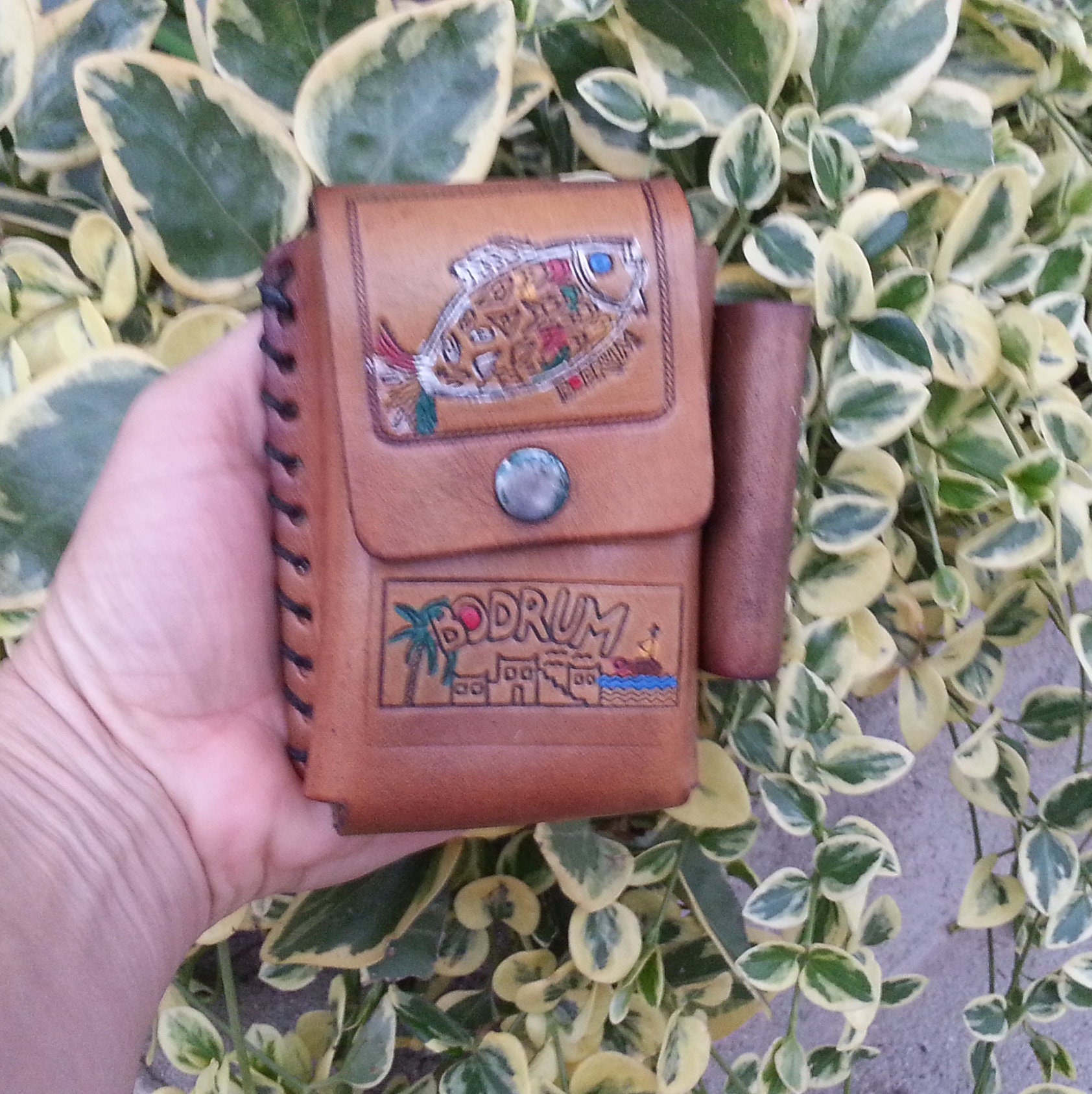 Cigarette Case / Gift Box Smoking Accessory / Leather Box for - Etsy