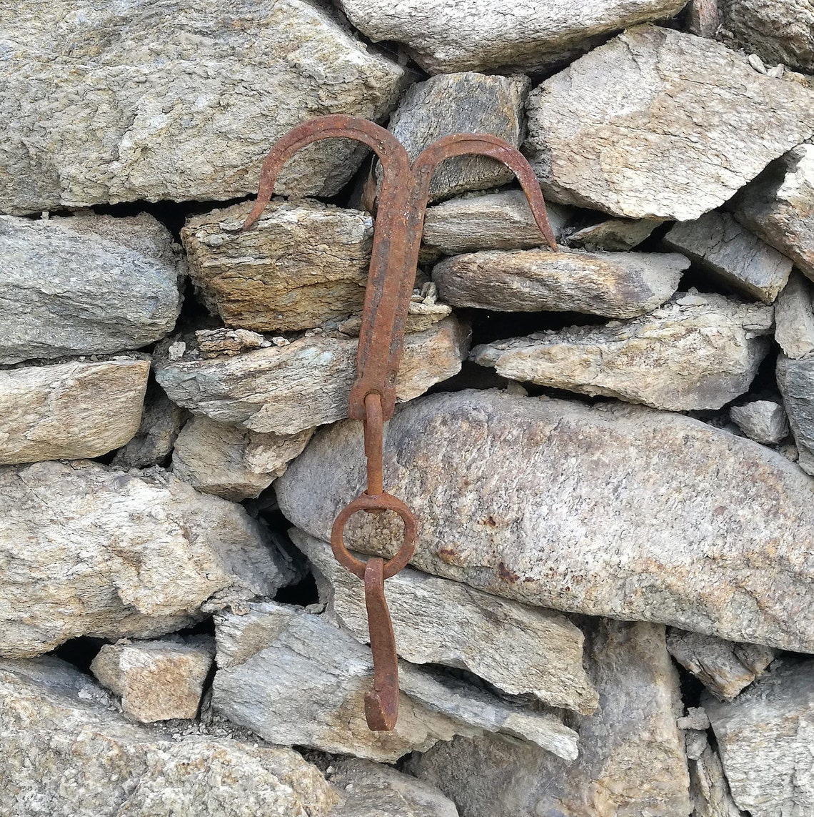Hand Forged Hook / Iron Hook / Antique Hook / Wrought Iron | Etsy