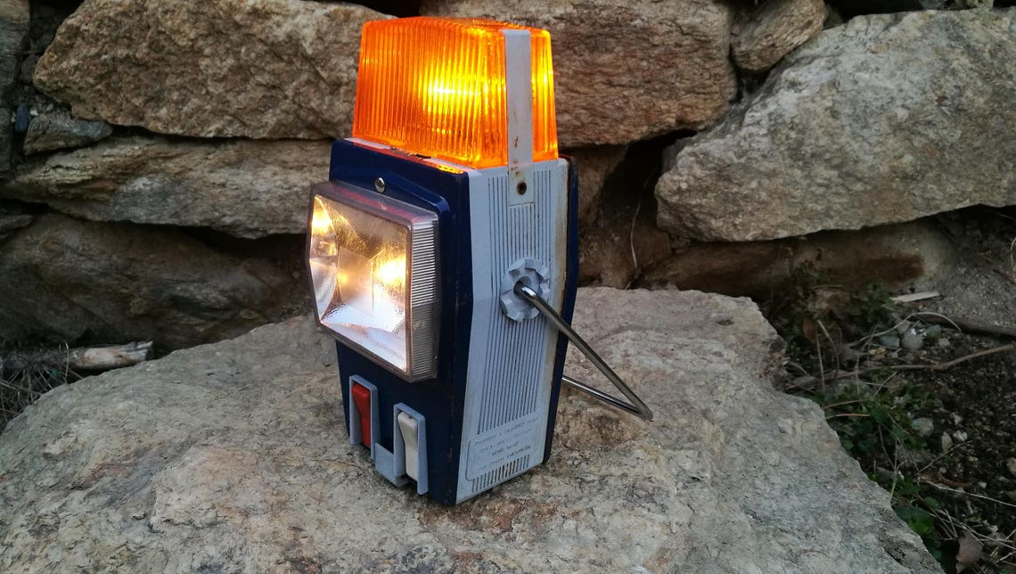 Emergency Light / Vintage Lantern / Emergency Supplies / Emergency Kit ...