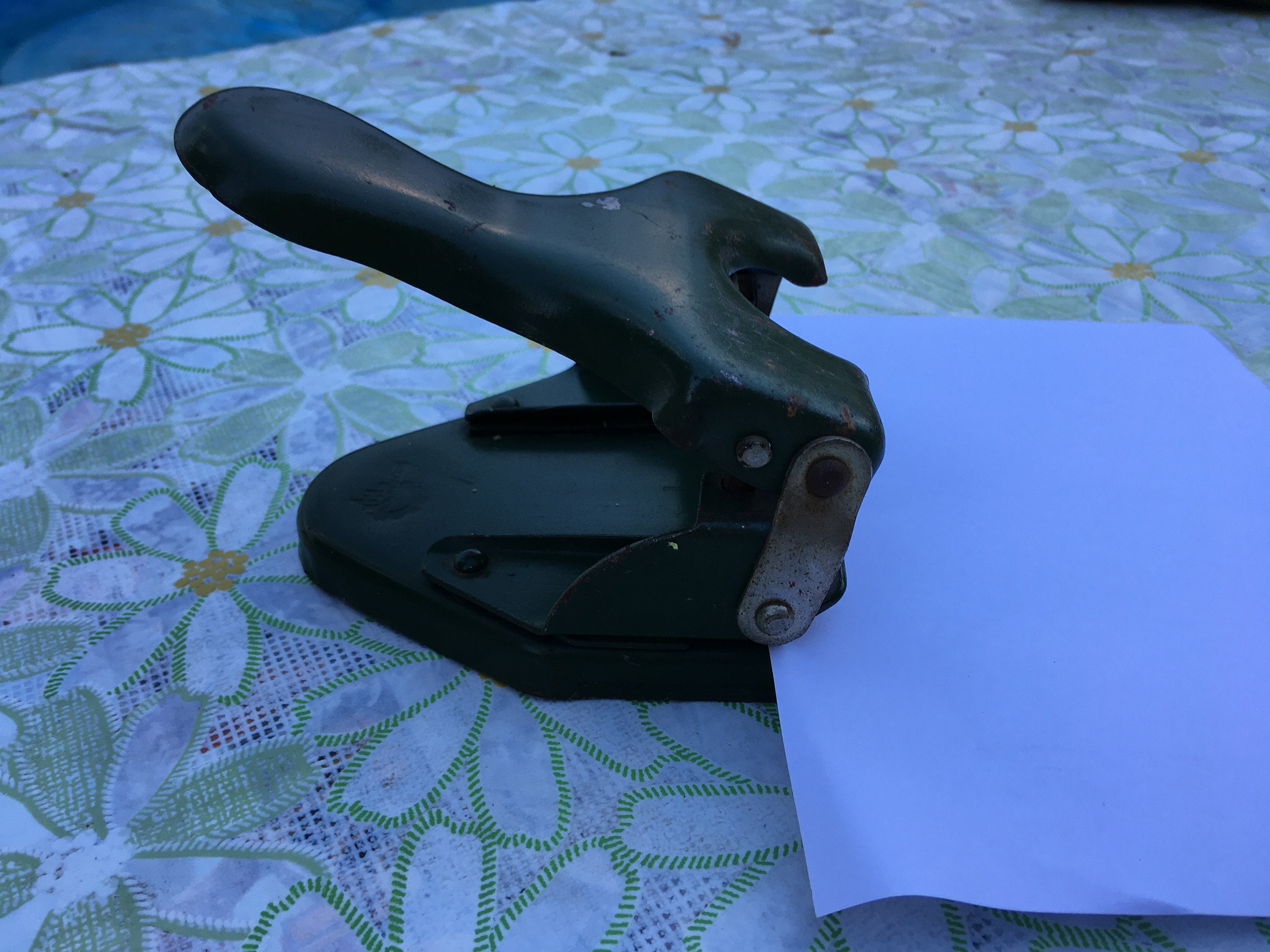 Vintage Metal Perforator /paper Perforator /office Utensils /metal ...
